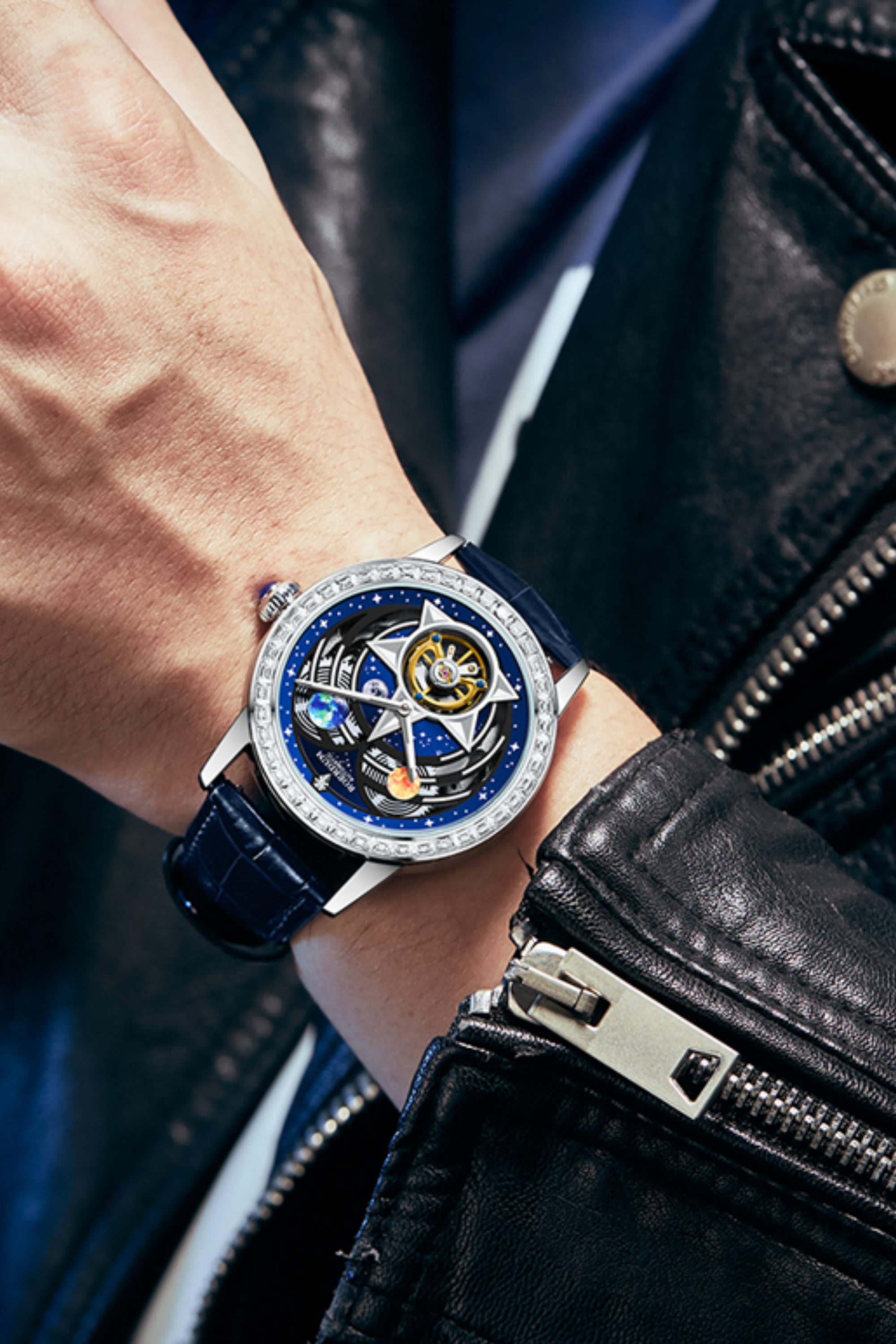 Gemini Space Craft | Blue Fully Automatic Watch | A Roerdum Edition ...